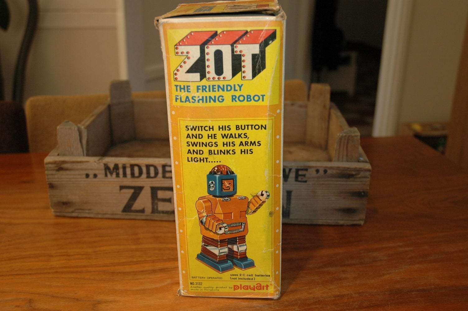 Hong Kong / Playart - Zot Robot - Vintage Spacetoys