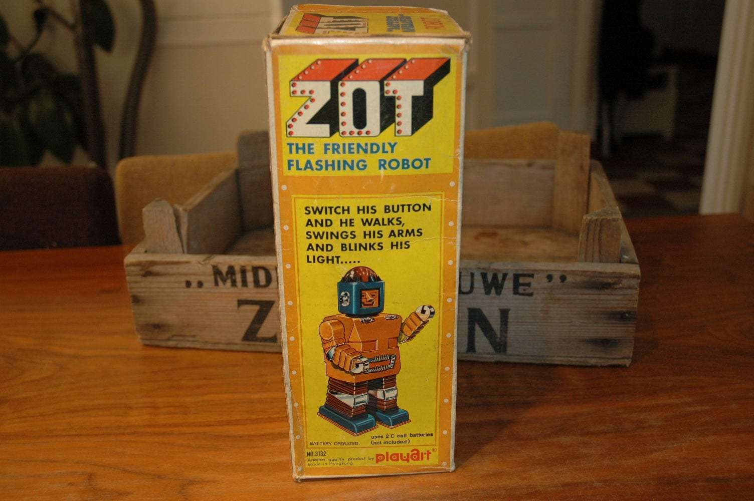 Hong Kong / Playart - Zot Robot - Vintage Spacetoys