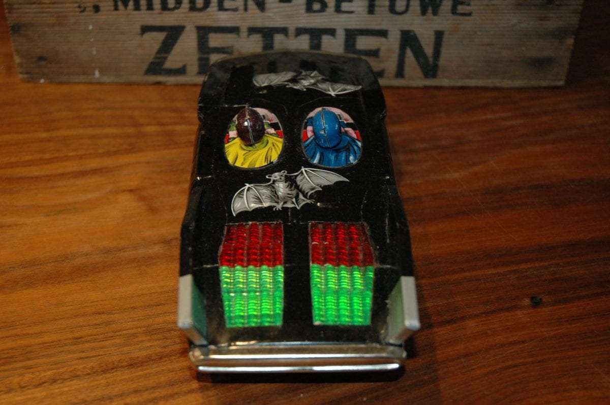 Alps - Firebird Batmobile with Batman and Robin - Vintage Spacetoys
