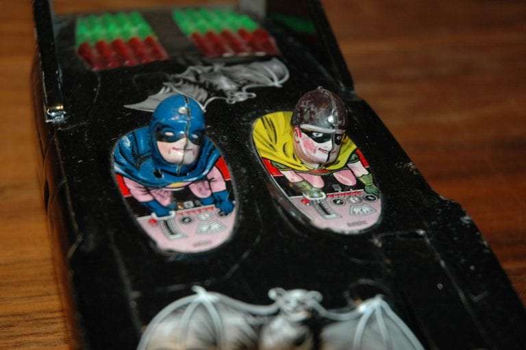 Alps - Firebird Batmobile with Batman and Robin - Vintage Spacetoys