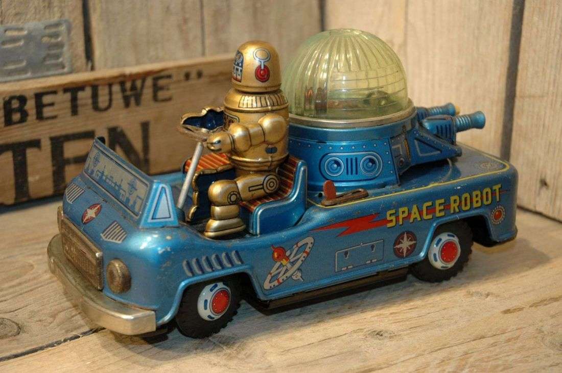 Yonezawa - Space Robot Car - Vintage Spacetoys
