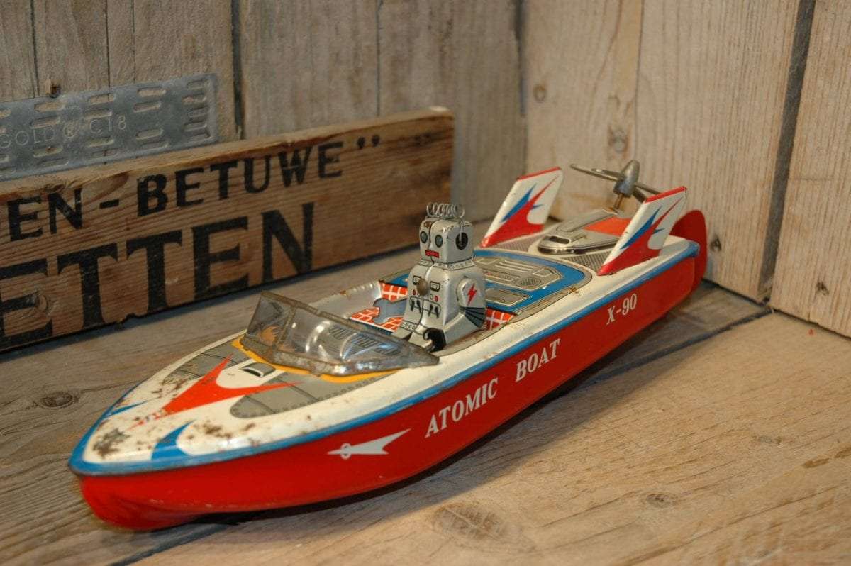 ET - Atomic Boat X-90 - Vintage Spacetoys