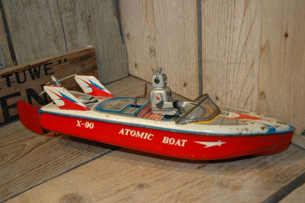 ET - Atomic Boat X-90 - Vintage Spacetoys