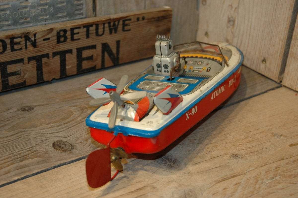 ET - Atomic Boat X-90 - Vintage Spacetoys
