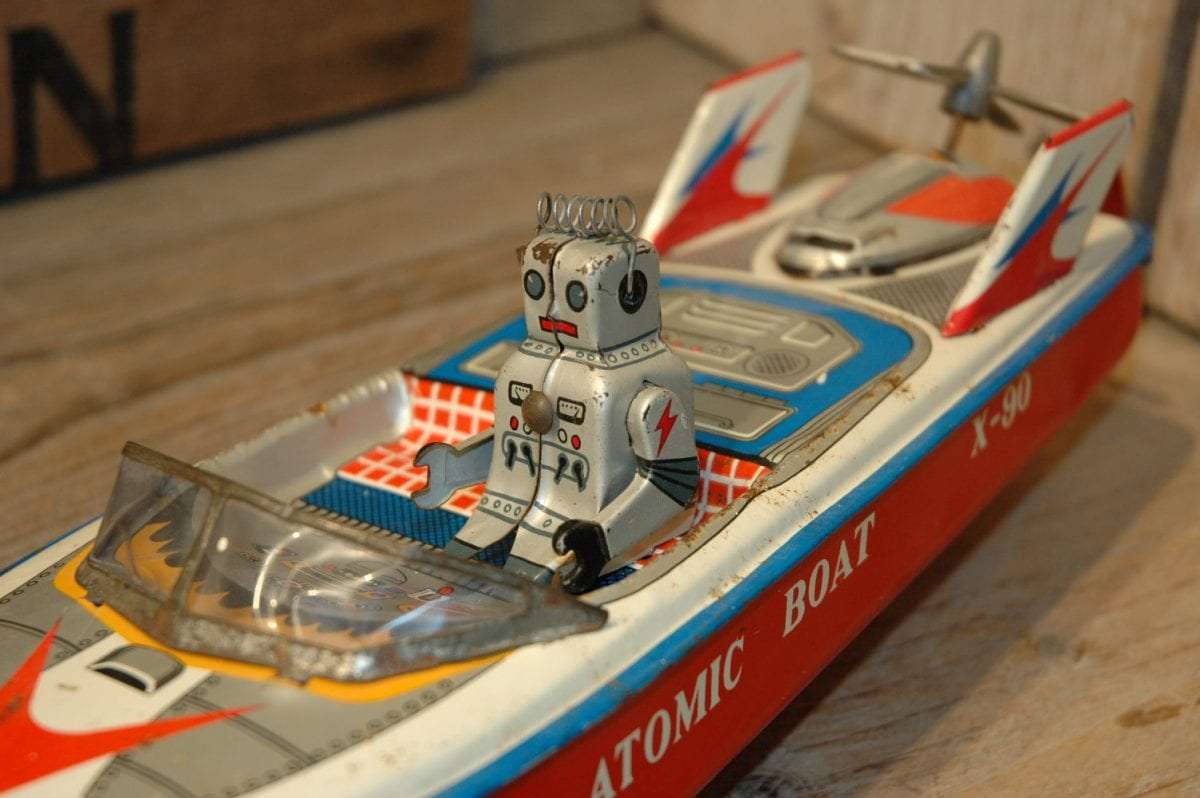 ET - Atomic Boat X-90 - Vintage Spacetoys