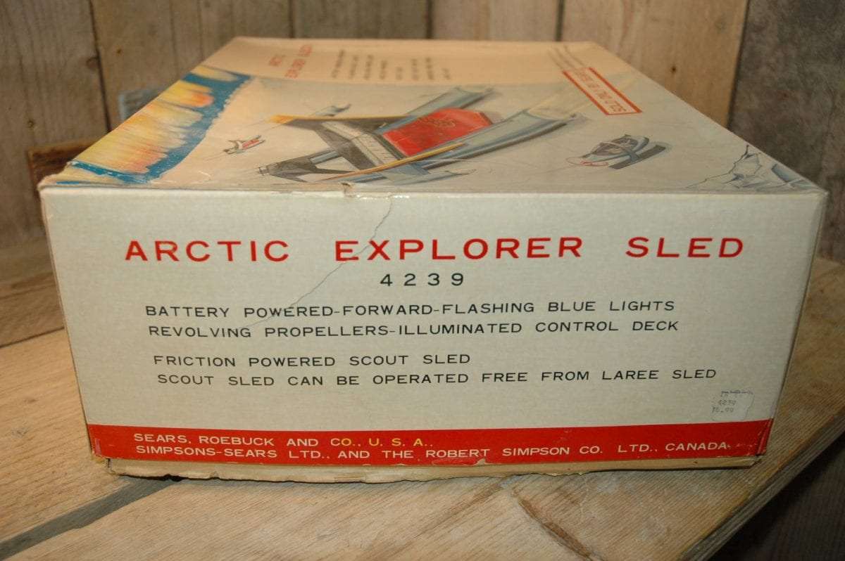 Sears - Arctic Explorer Sled - Vintage Spacetoys
