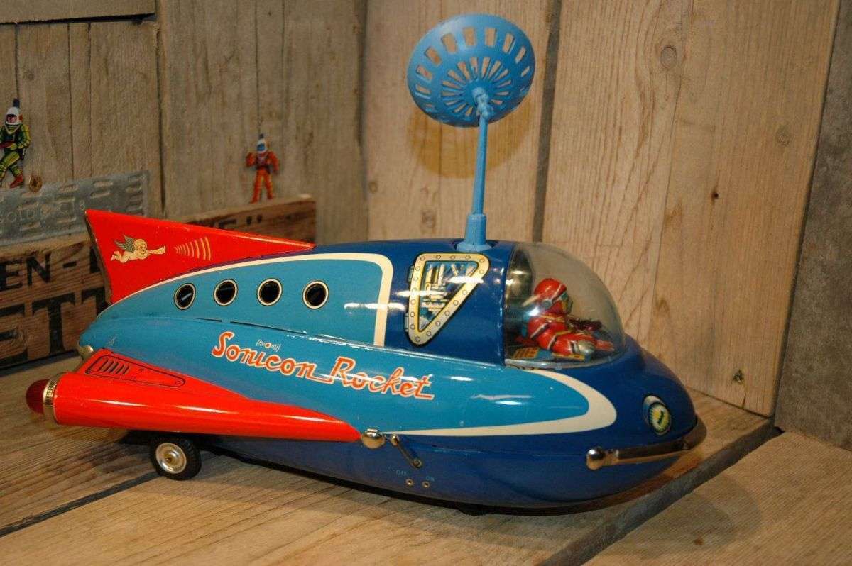 Modern Toys - Sonicon Rocket - Vintage Spacetoys