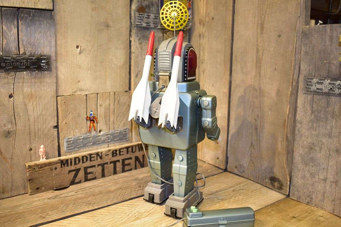Alps - Rocketman in Space Armor - Vintage Spacetoys